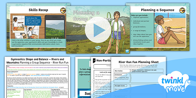 Year 6 Gymnastics: Rivers and Mountains Lesson 5