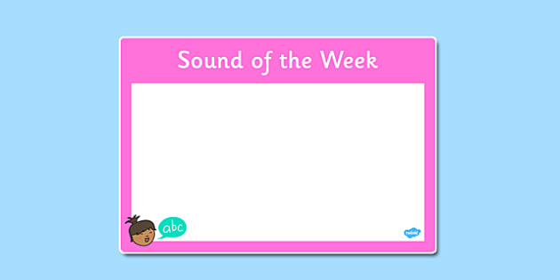 Sound of the Week Poster