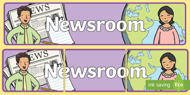 Newsroom Display Banner - news, newsroom, display, banner, sign, poster ...