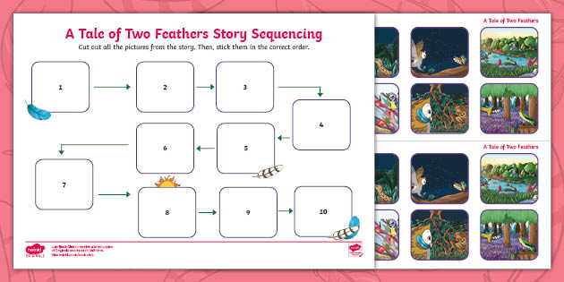 A Tale of Two Feathers Story Sequencing Activity