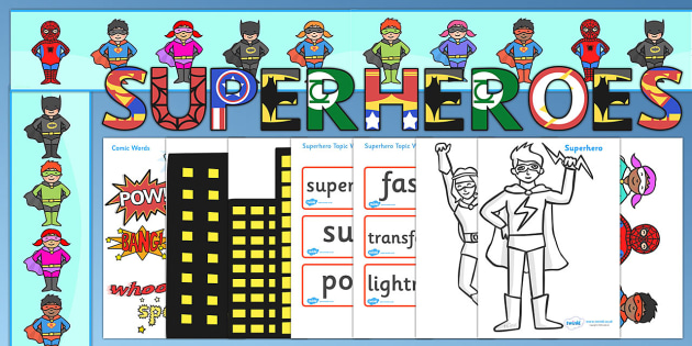 Ready Made Superheroes Display Pack - ready made, superhero, pack