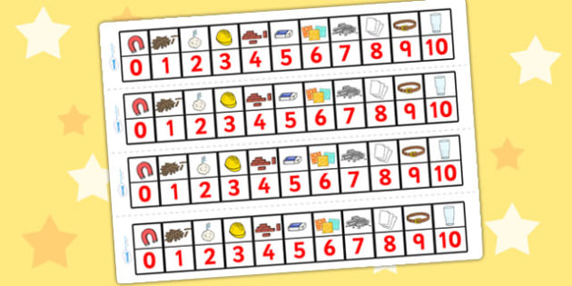 Materials Number Track 0 10