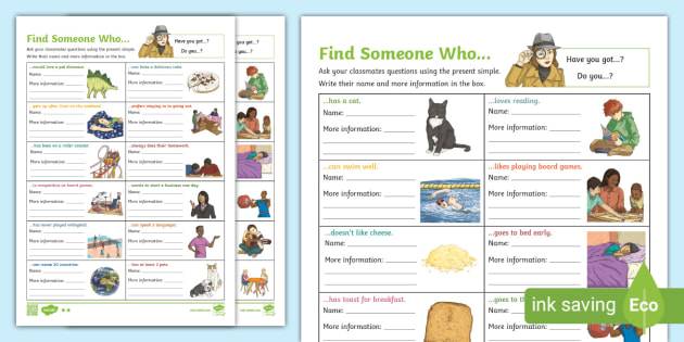 Find Someone Who Activities | twinkl.co.uk