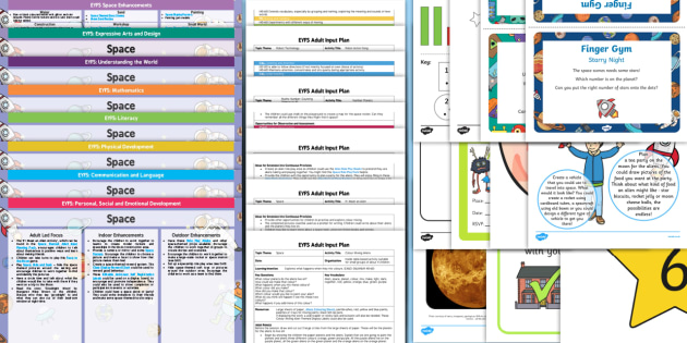 EYFS Space Themed Bumper Planning Pack