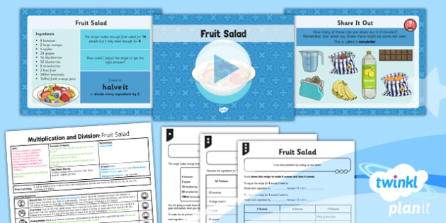 PlanIt Maths Y3 Multiplication and Division Lesson Pack Scaling ...