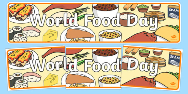 World Food Day Display Banner (teacher made)
