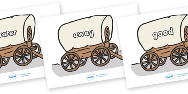 Next 200 Common Words on Wagons - Next 200 Common Words on