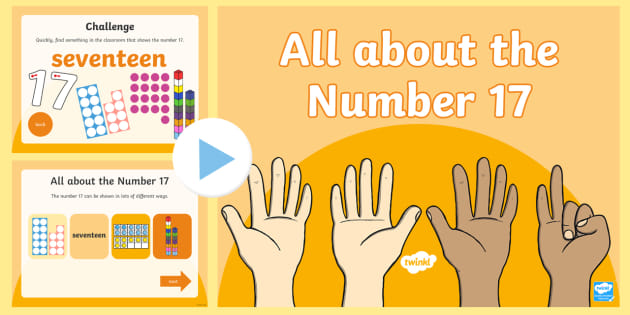 All About Number 17 PowerPoint (teacher made)