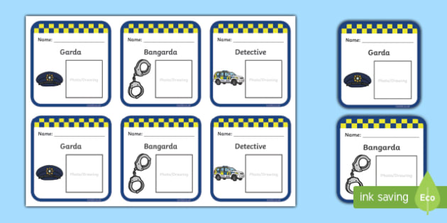 Garda Badges - garda, police force, ireland, republic of