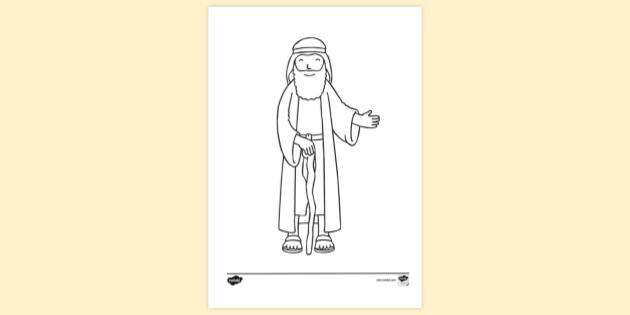 Jacob Colouring Page | Colouring Sheets | Twinkl