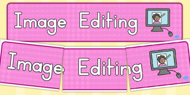 Image Editing Display Banner - banners, displays, edit, visual
