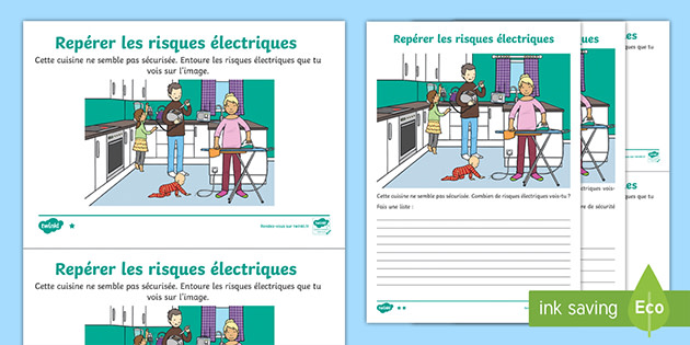 Fiches d'activités différenciées : Les risques électriques