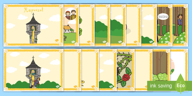 Rapunzel Story Sequencing (teacher made)