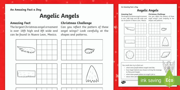 Angel Worksheet | Christmas Resources