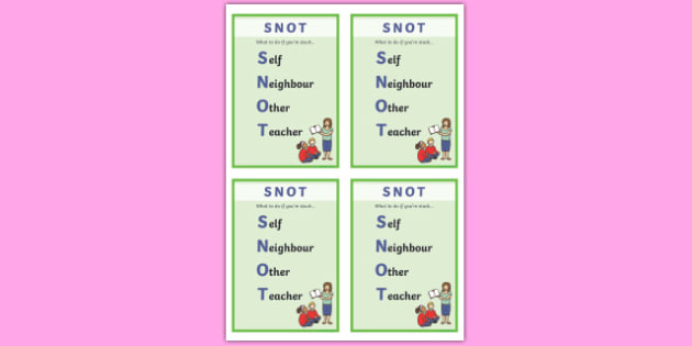 👉 SNOT Visual Aids