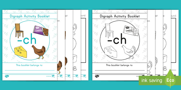 -ch Digraph Activity Booklet (teacher made)