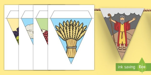 Shavuot Display Bunting