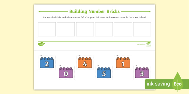 👉 Building Number Bricks 0-5 | EYFS Maths (teacher made)