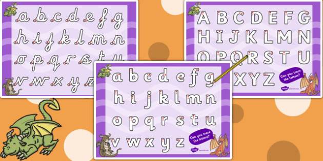 Dragon Themed Letter Writing Worksheet