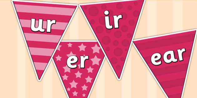 ur Sound Family Display Bunting (teacher made)