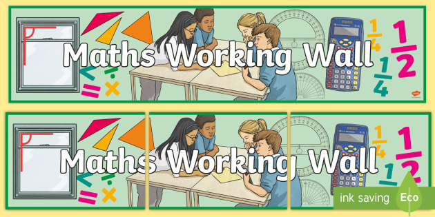 UKS2 Maths Working Wall Display Banner (teacher made)