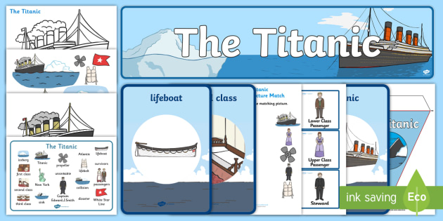 EYFS/KS1 The Titanic Resource Pack (teacher made)