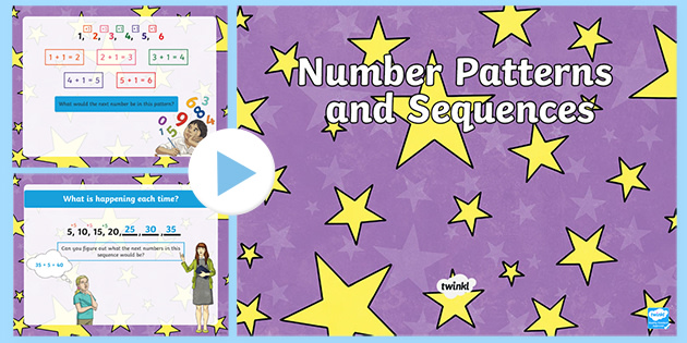 Patterns And Sequences PowerPoint Number Algebra Twinkl