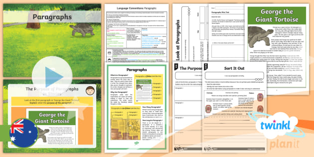 Year 4 Language Conventions Paragraphs Lesson (teacher made)
