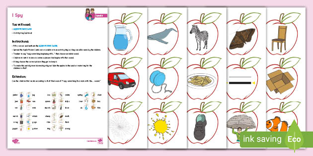 Level 3 Back to School I Spy (teacher made)