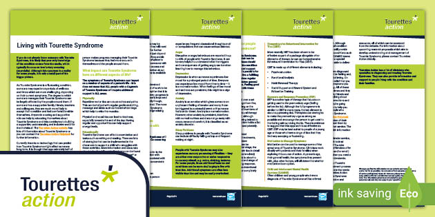 FREE! - Living with Tourette Syndrome (teacher made)