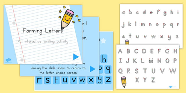 Letter Formation and PowerPoint Pack (teacher made)