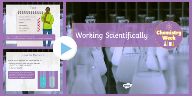 Working Scientifically Chemistry Week PowerPoint