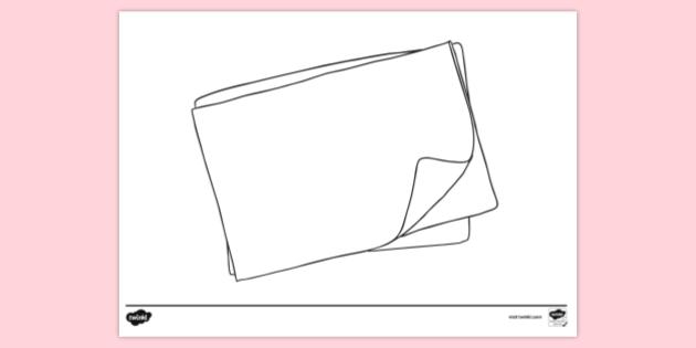 FREE! - Tissue Paper Colouring Sheet | Colouring Sheets