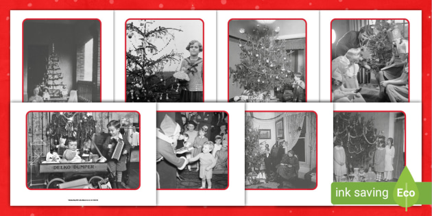 Christmas Presents in the Past Display Photos (teacher made)