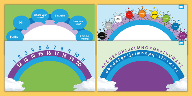 Virtual Teaching Backgrounds for ELL Teachers (teacher made)