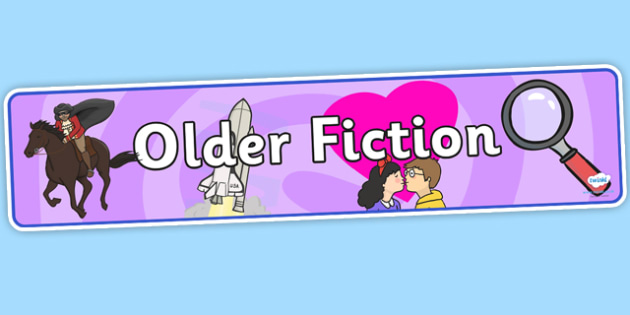 Older Fiction Display Banner-older fiction, fiction, display