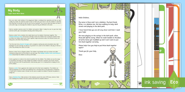 All About Me My Body Topic Hook Wow Ideas and Resource Pack