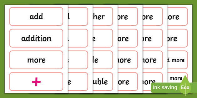 FREE! - Y3 Maths Calculation Vocabulary Cards (teacher made)
