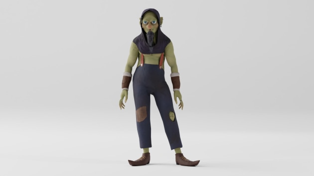 3D Troll Model: Mythical Creatures in Augmented Reality (AR)