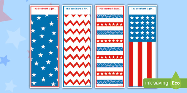 FREE! - Patriotic Bookmarks - Primary Resources