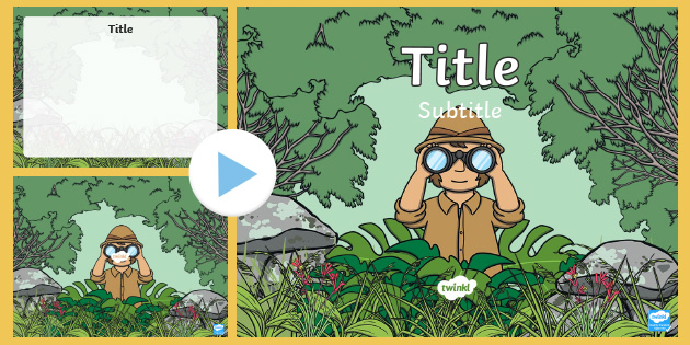 Nature PowerPoint Template | Back to School | Twinkl