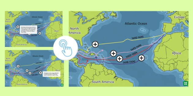 Christopher Columbus 4 Voyages