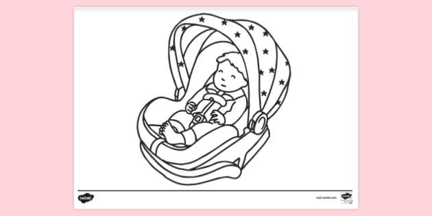 FREE! - Baby Colouring Sheet | Colouring Sheets