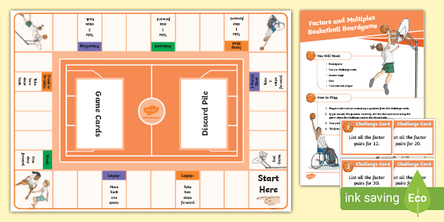 Basketball Multiplication Slam Dunk