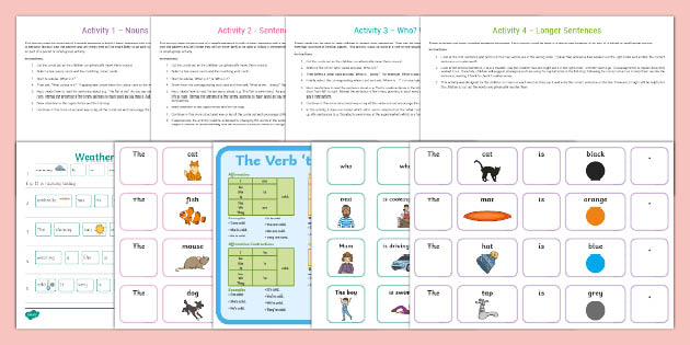 Sentence Building Pack (teacher made)