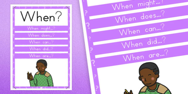 When? Question Poster