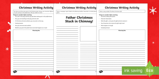 Christmas Writing Activities Pack - Fiction & Non-fiction