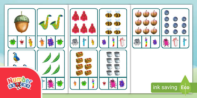 Numberblocks Peg Matching 1-10 Activity (teacher made)