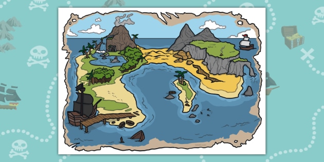 Printable Treasure Chest Map