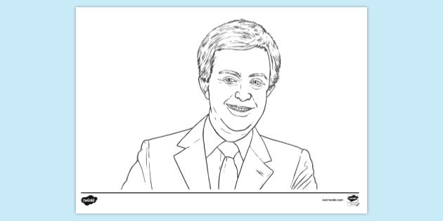 FREE! - Joe Clark Colouring Sheet (teacher made)